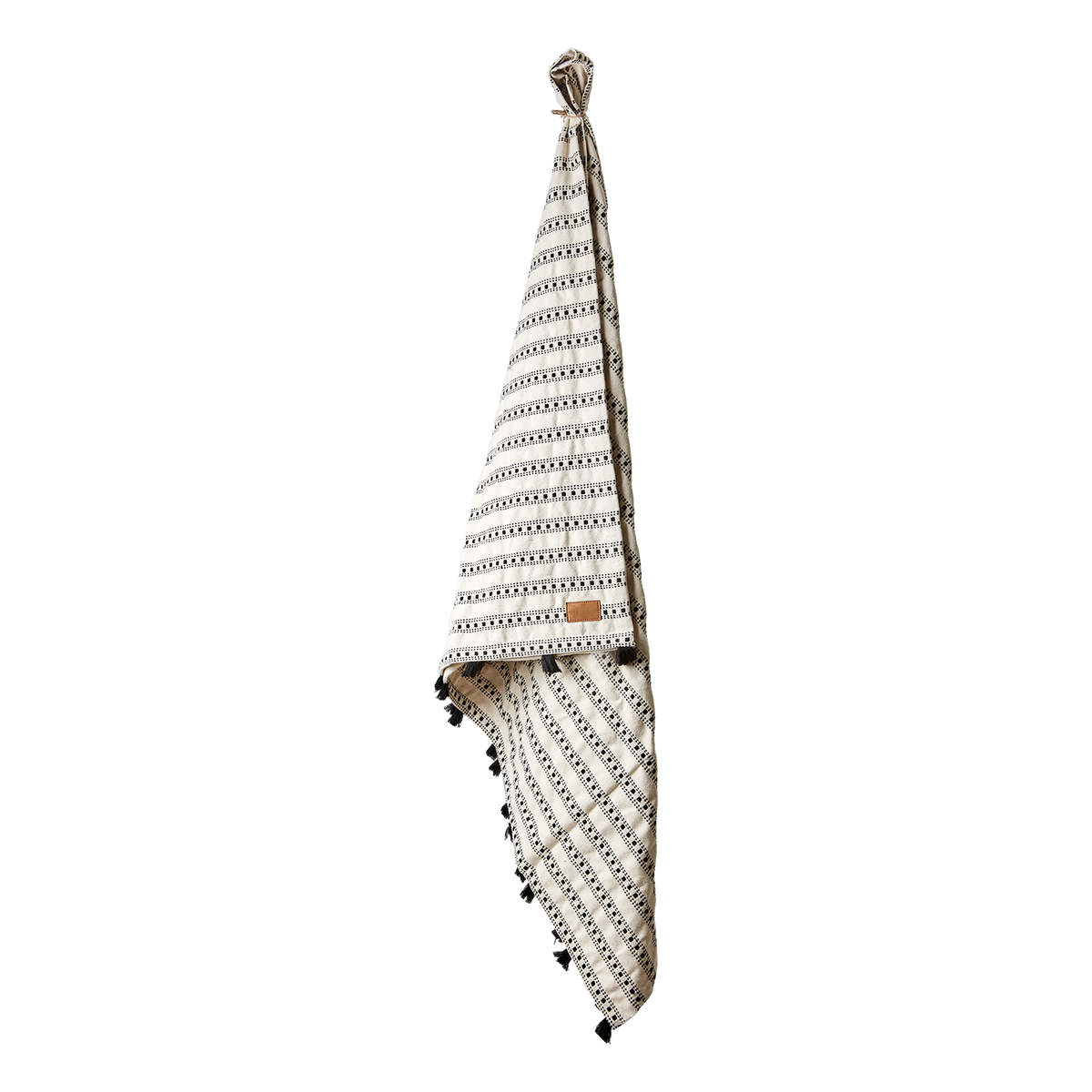 Affari of Sweden GUSTAV Boho Decke, Boho Tischdecke mit Quasten, natur ...